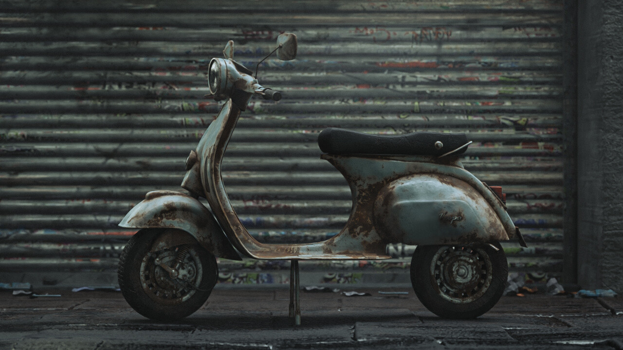 ArtStation - (Vespa) - 3D Texturing Competition Winner