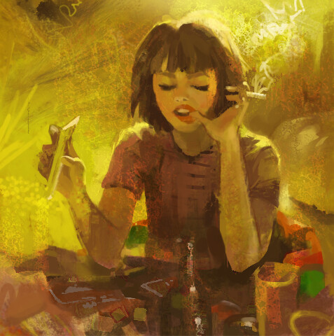 Bonnie Huh - Smoking girls