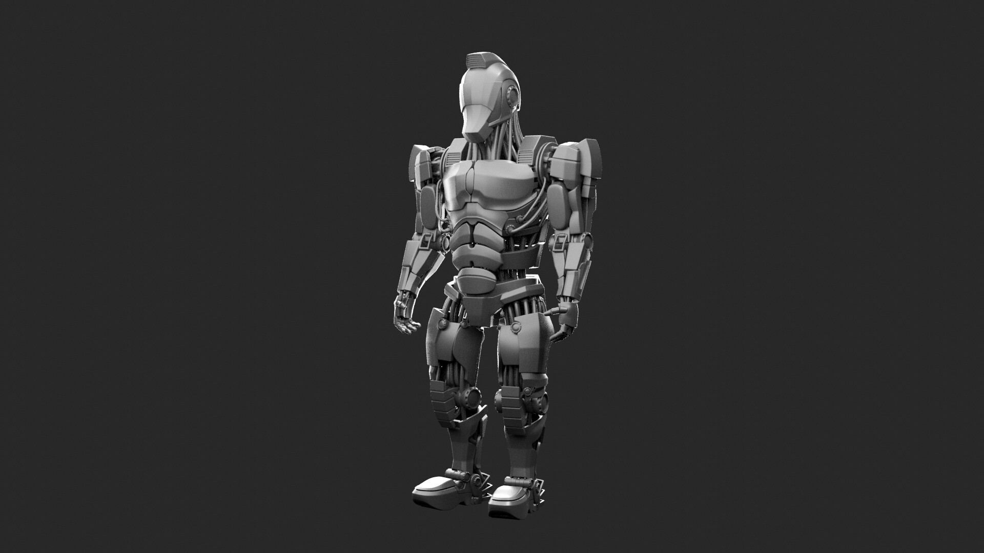 ArtStation - Male Robot 03 - MR03