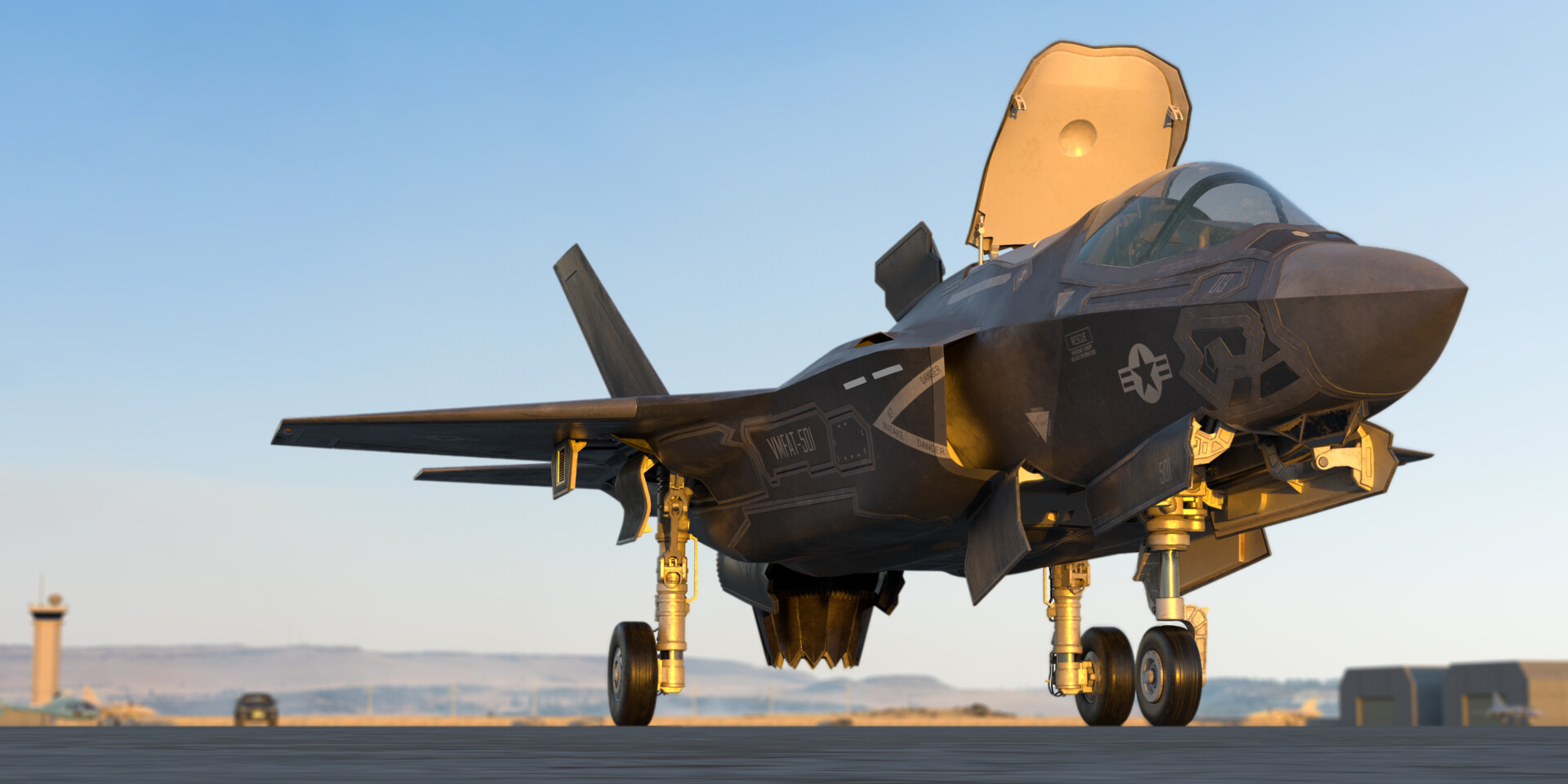 ArtStation - F-35-B Lightning II Joint Strike Fighter