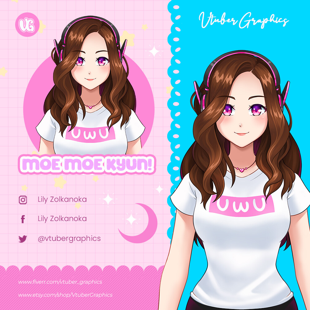 ArtStation - Vtuber Graphics RE-born