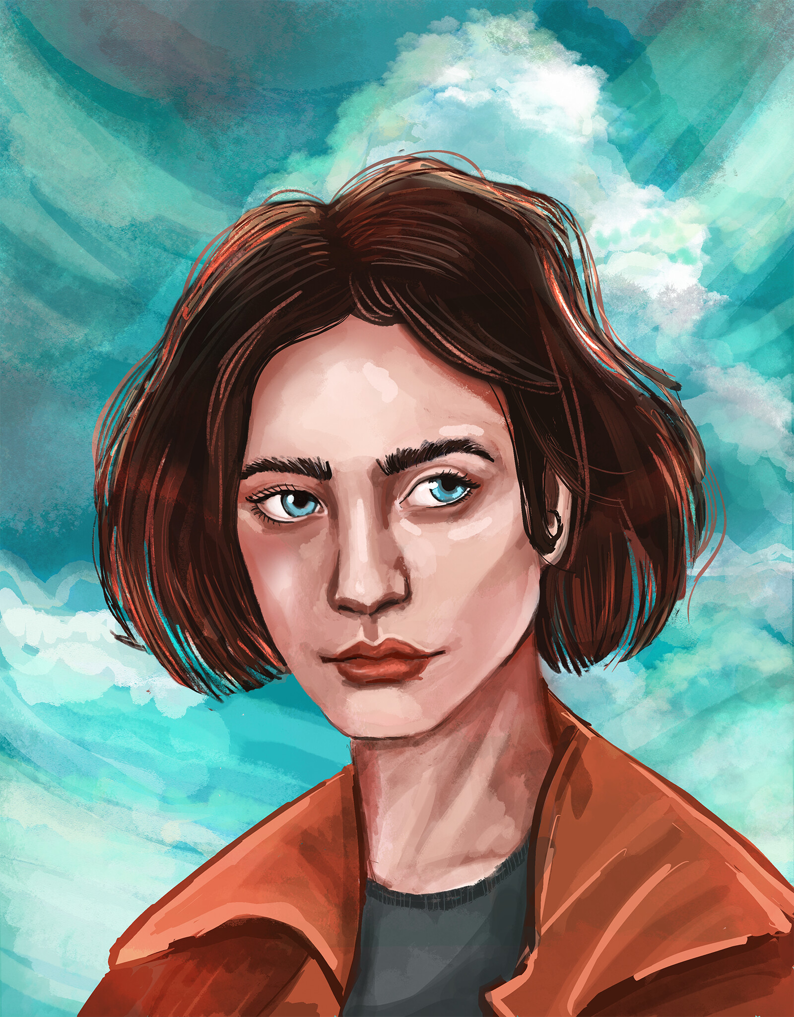 ArtStation - Mysterious girl