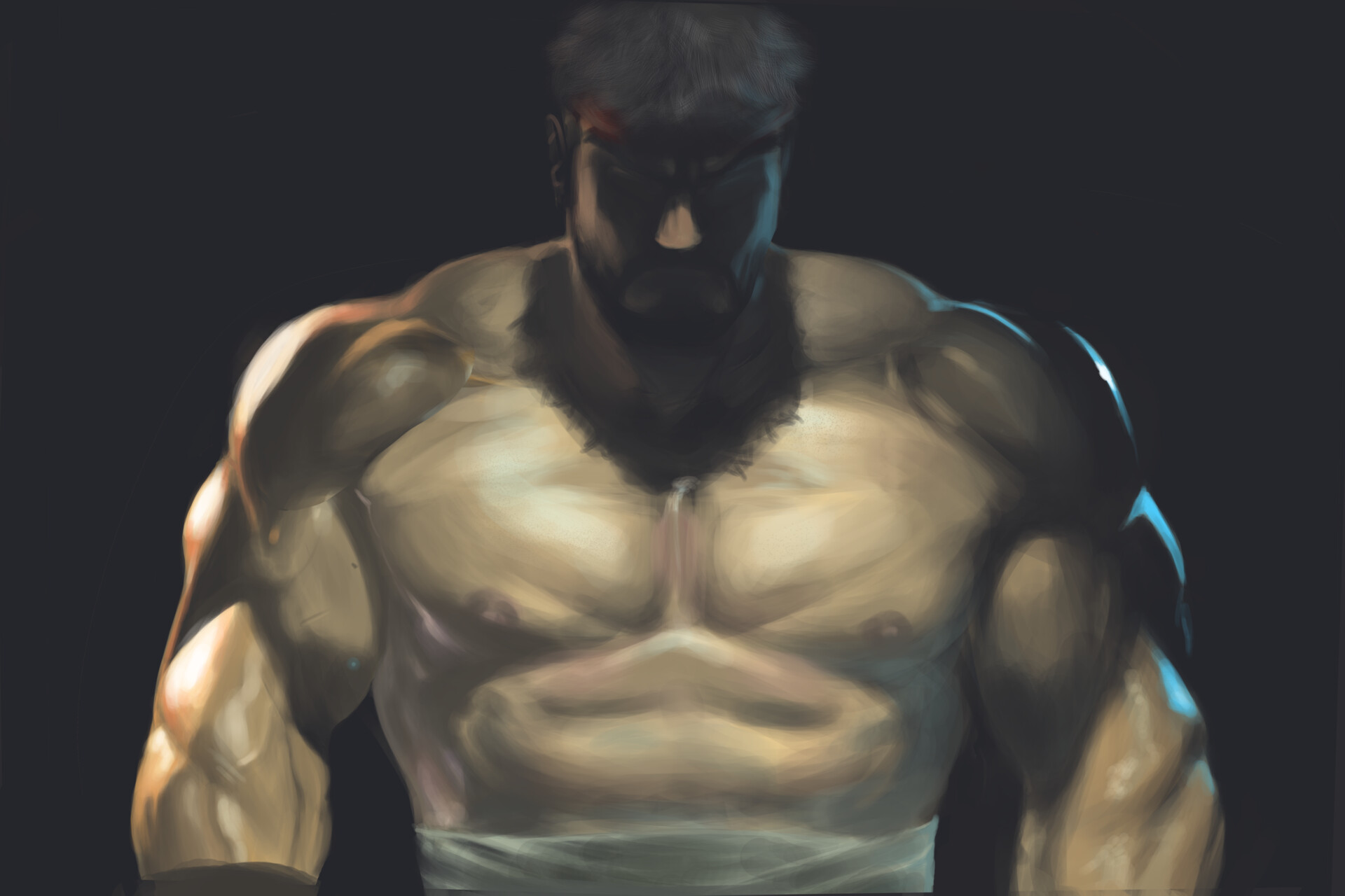 ArtStation - Ryu WIP