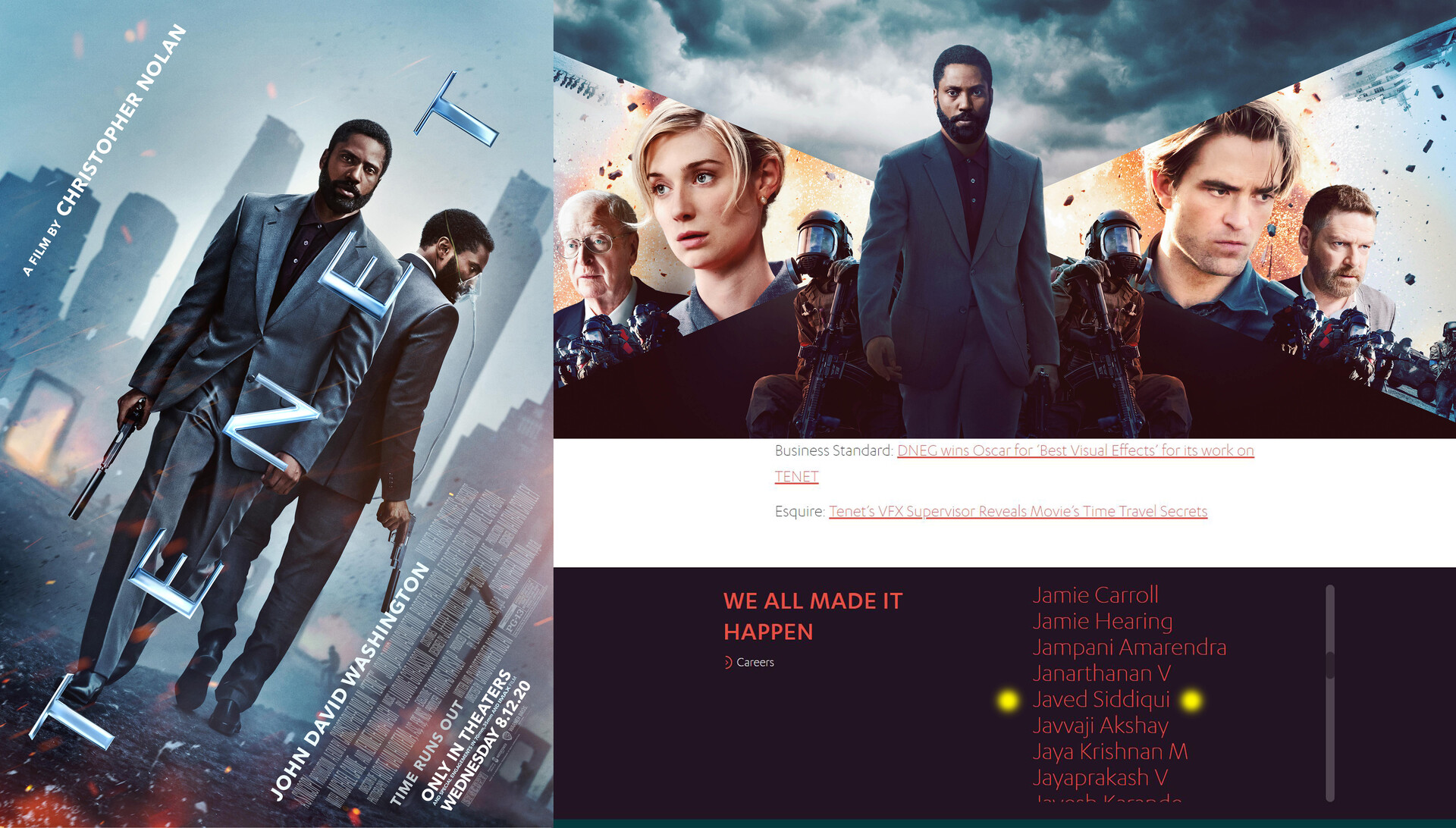 ArtStation - Show credit - TENET