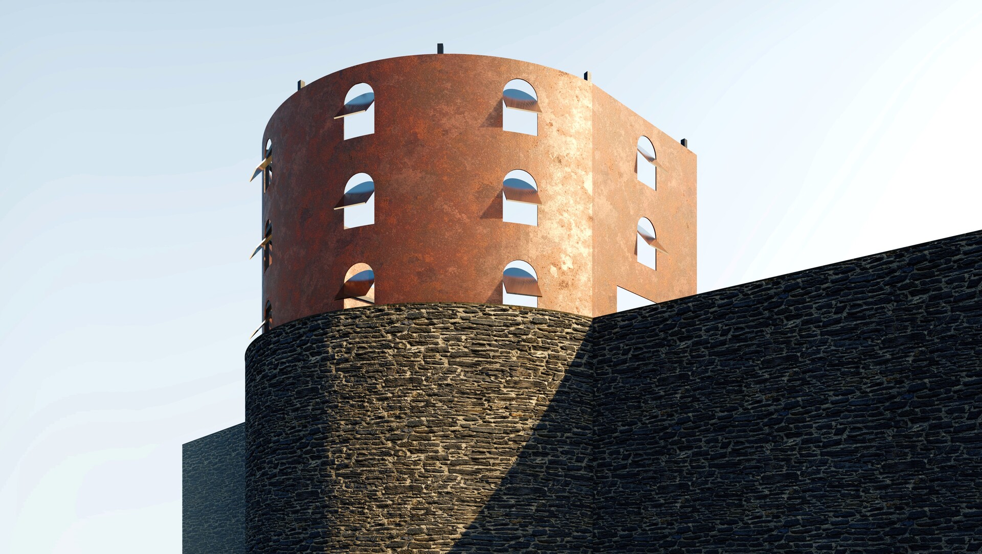 ArtStation - Roman Wall project (Lugo)