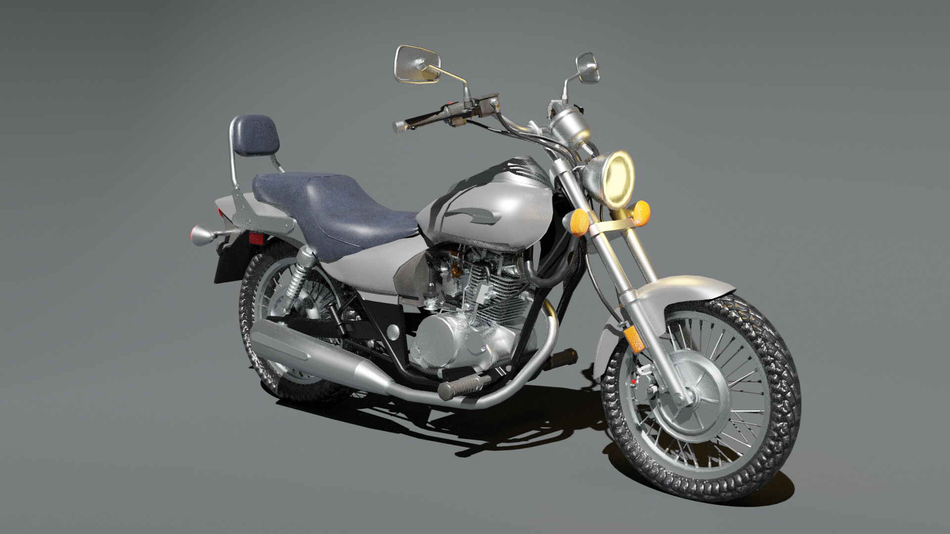 ArtStation - Kawasaki Eliminator 125 3D Model