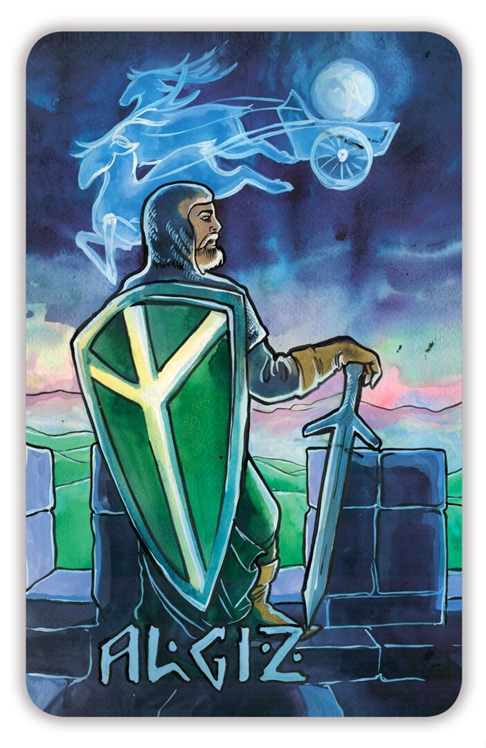 Кай Йара - Set of runic cards "Magic of green hills"