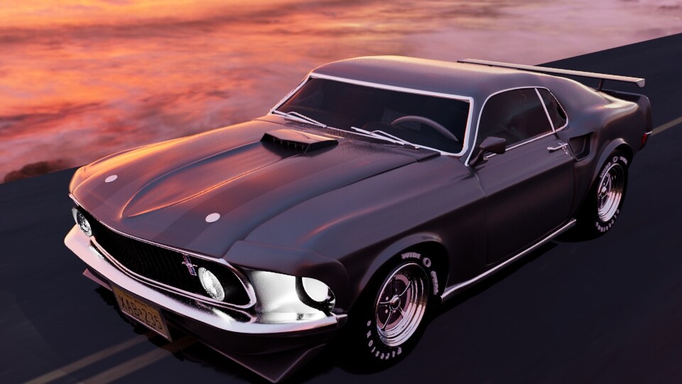 Heliodoro Rodríguez Cruz - 1969 Ford Mustang Boss 429 recreation: