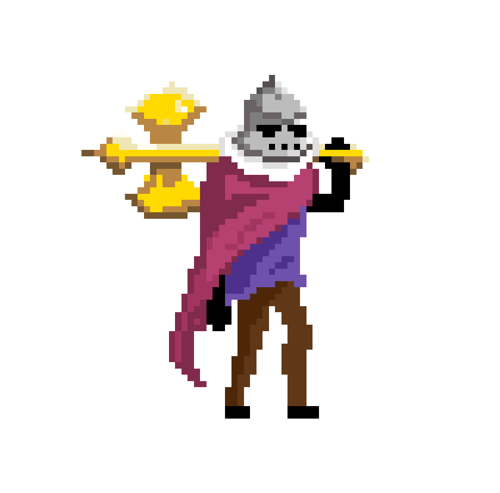 evil wizard pixel art