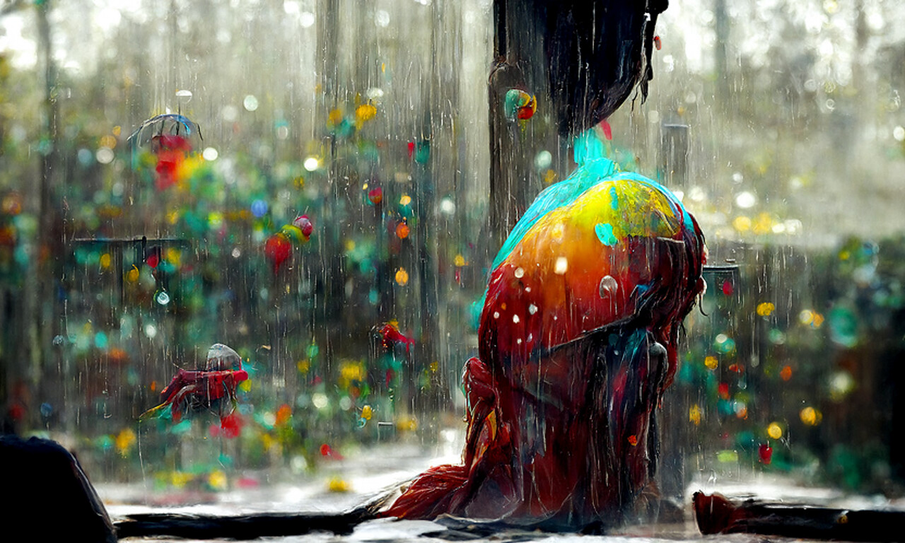 ArtStation - Raining inside