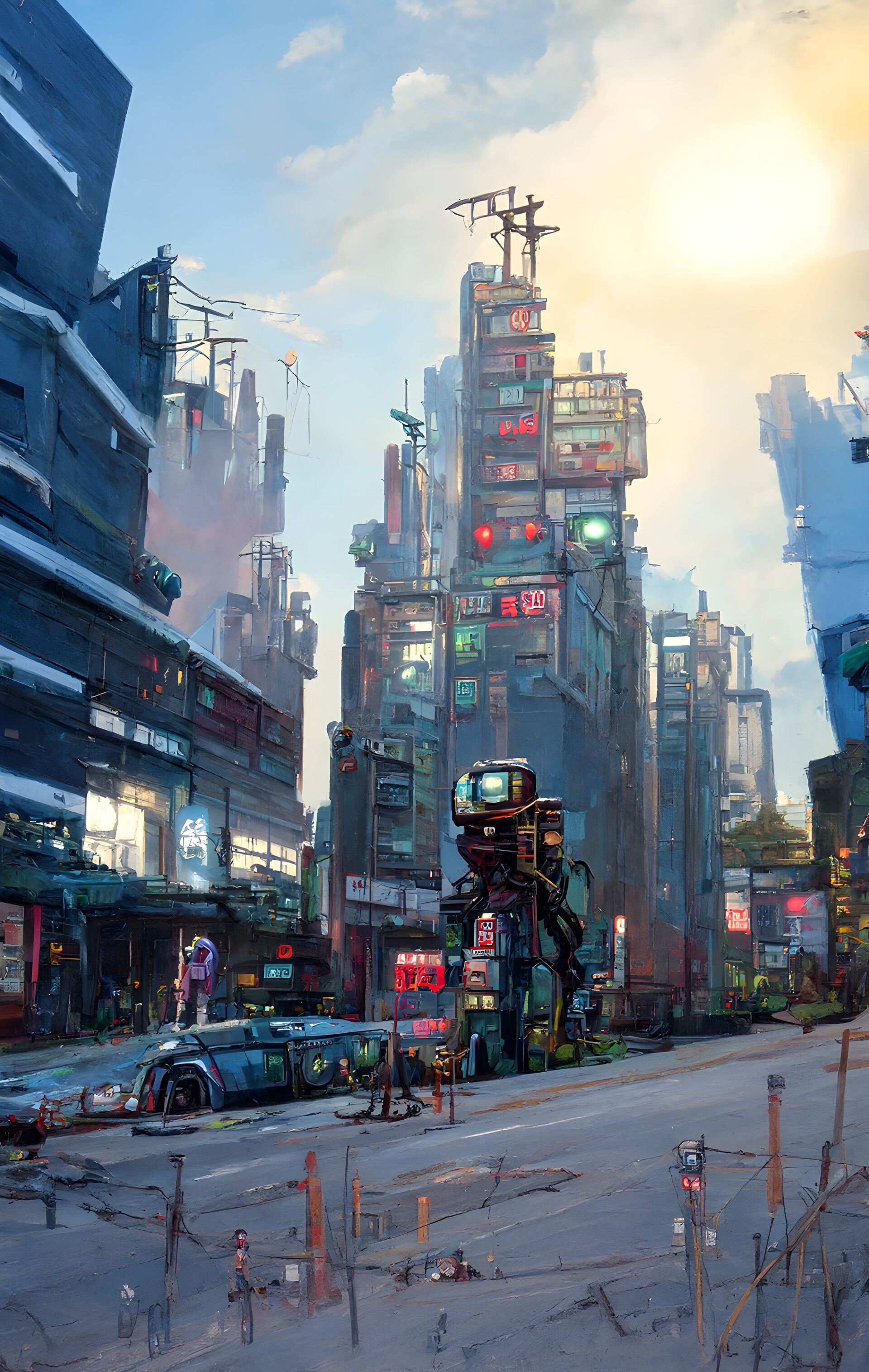 ArtStation - BEAUTIFUL WEATHER FOR A DYSTOPIA 4.0