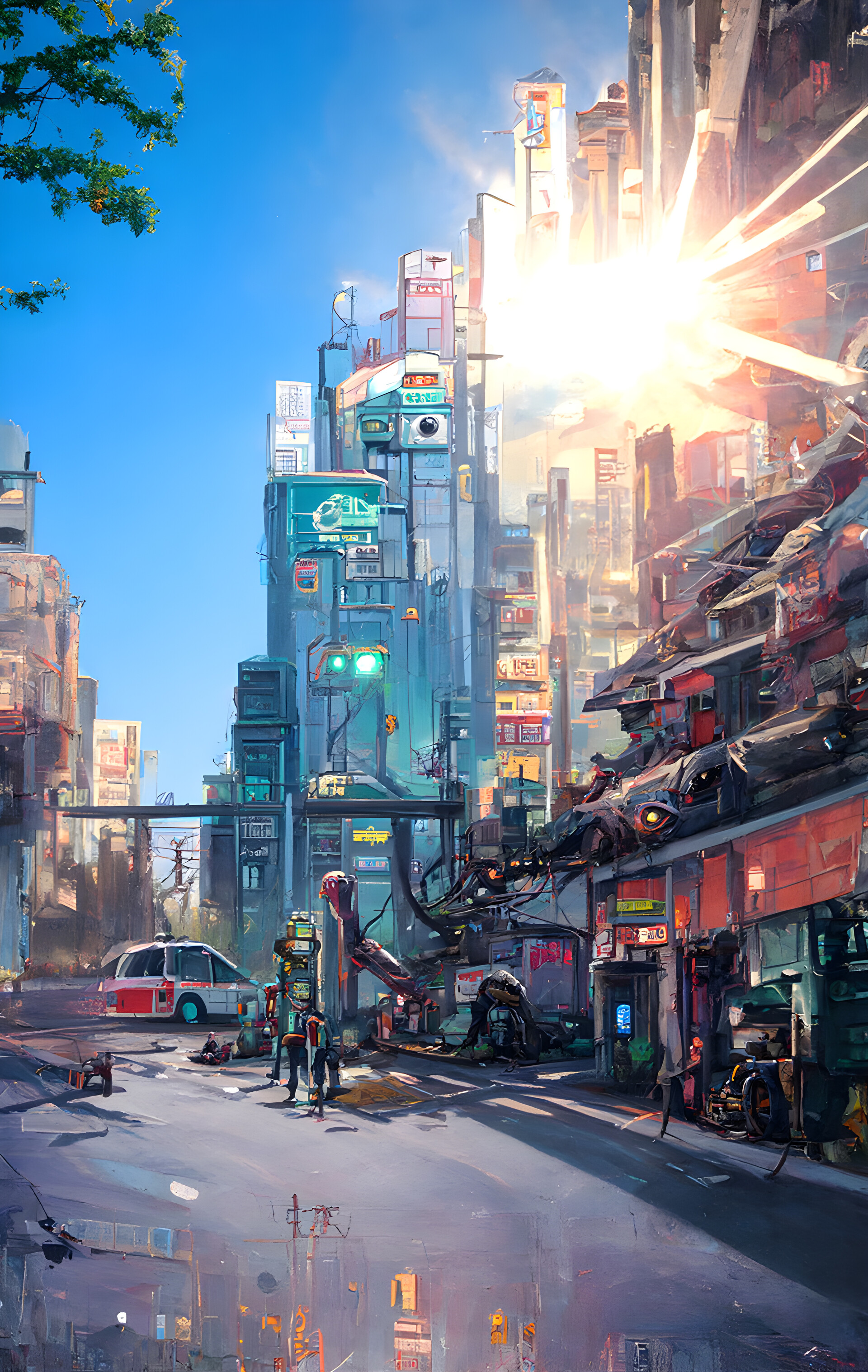 ArtStation - BEAUTIFUL WEATHER FOR A DYSTOPIA 5.0