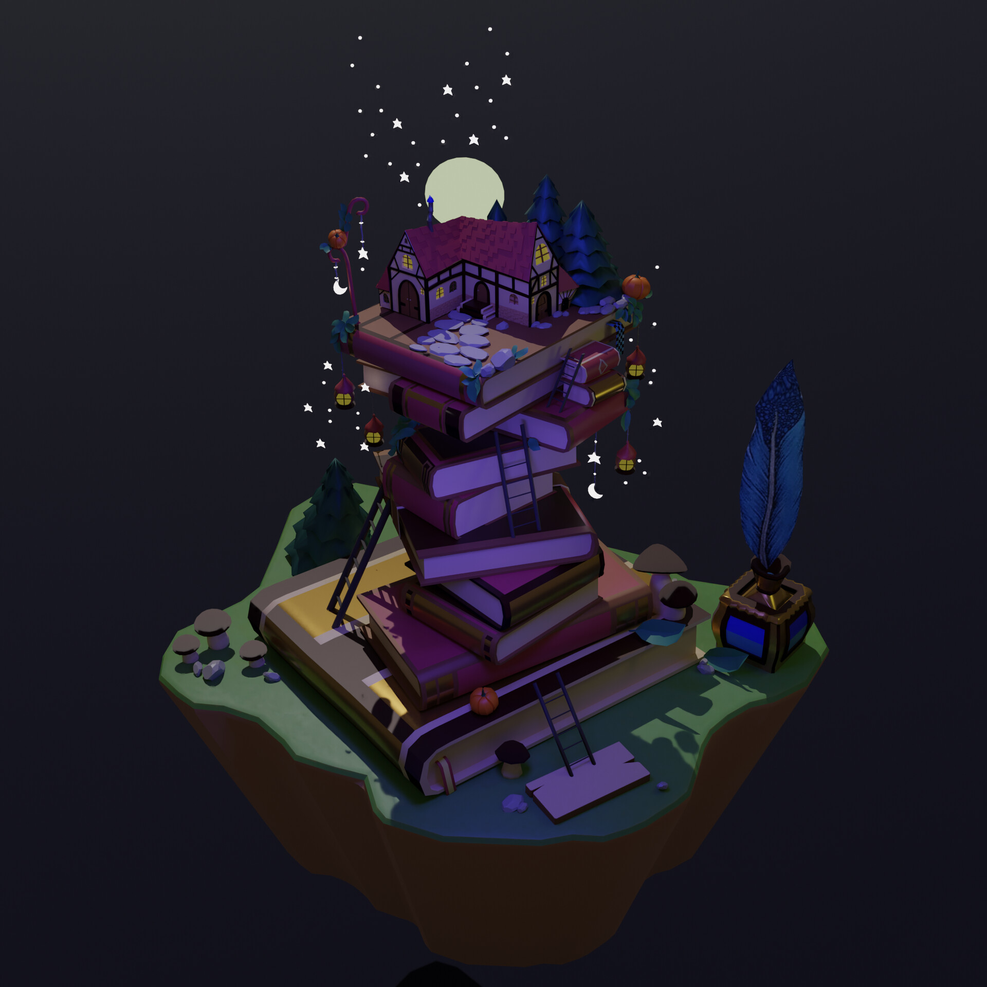 ArtStation - Dwarf house