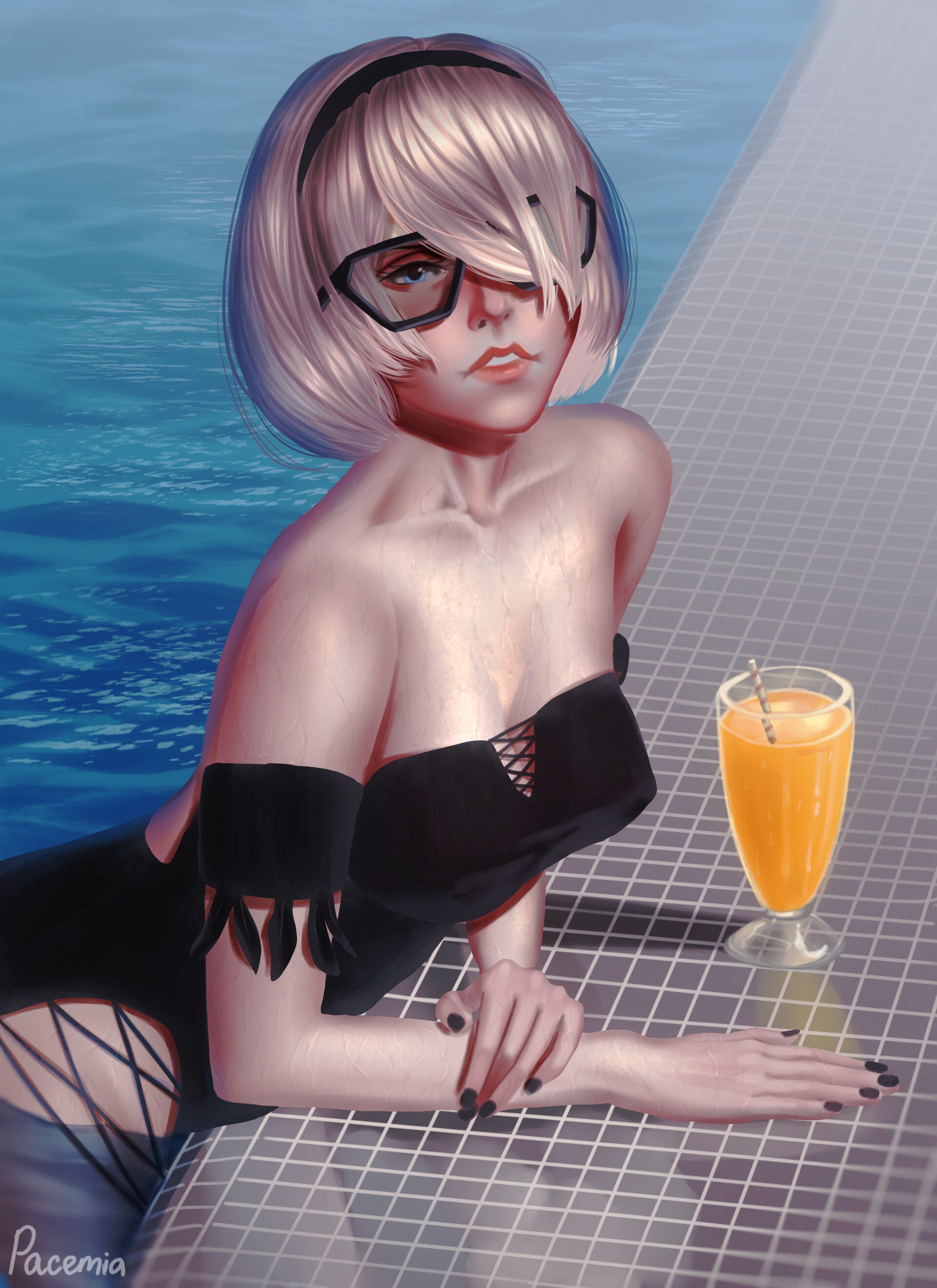 ArtStation - 2B from Nier: Automata