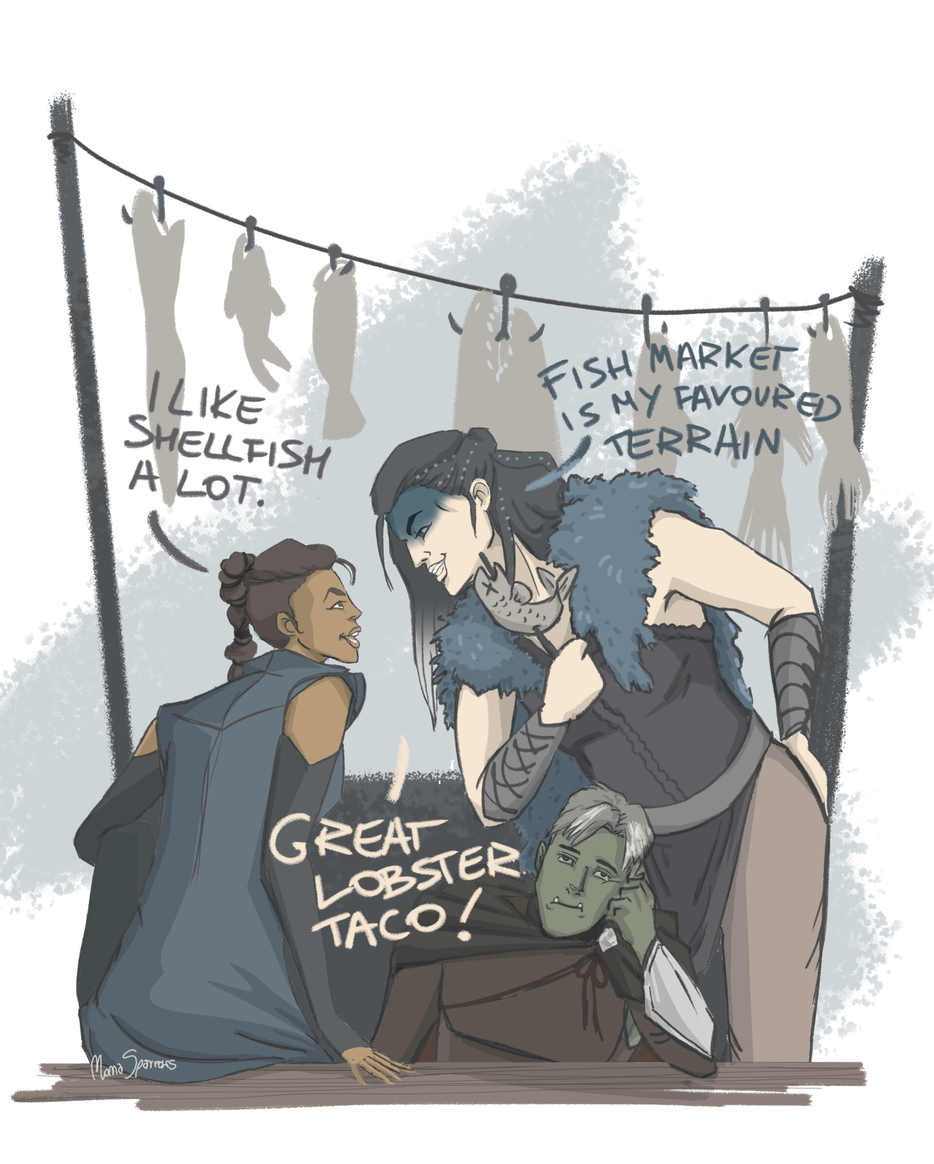 Mona Sparrows - A collection of fanarts for Critical Role web series