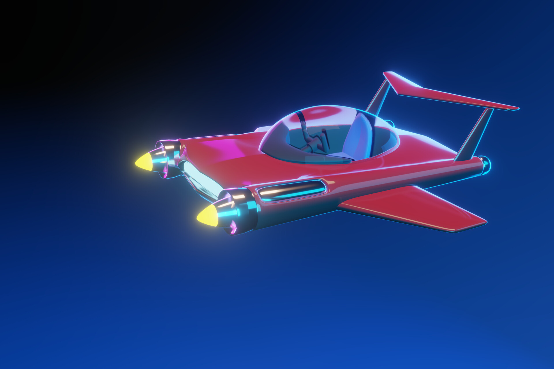 ArtStation - Stylized Spaceship