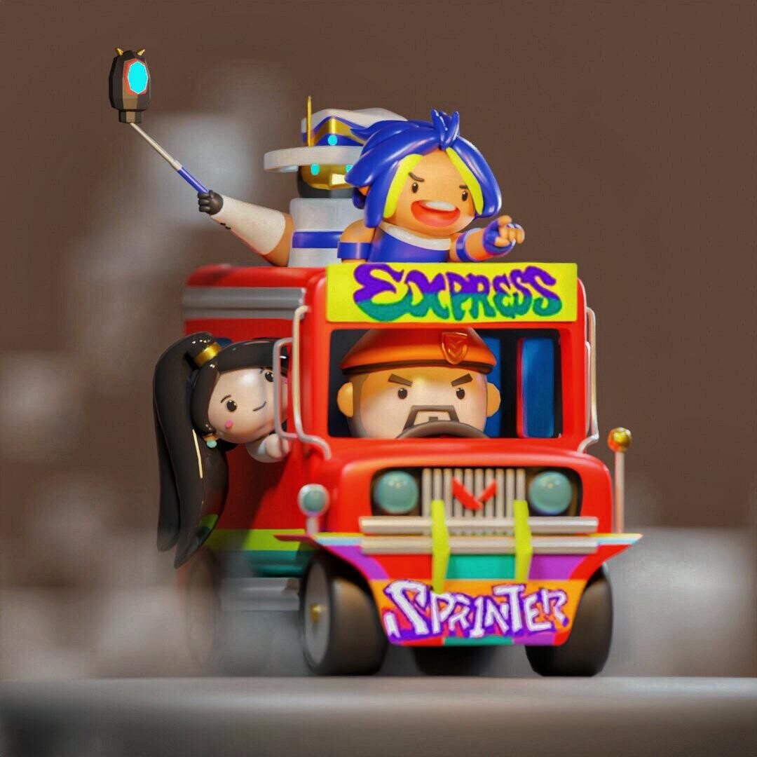 ArtStation - Jeepney with Valorant Heroes