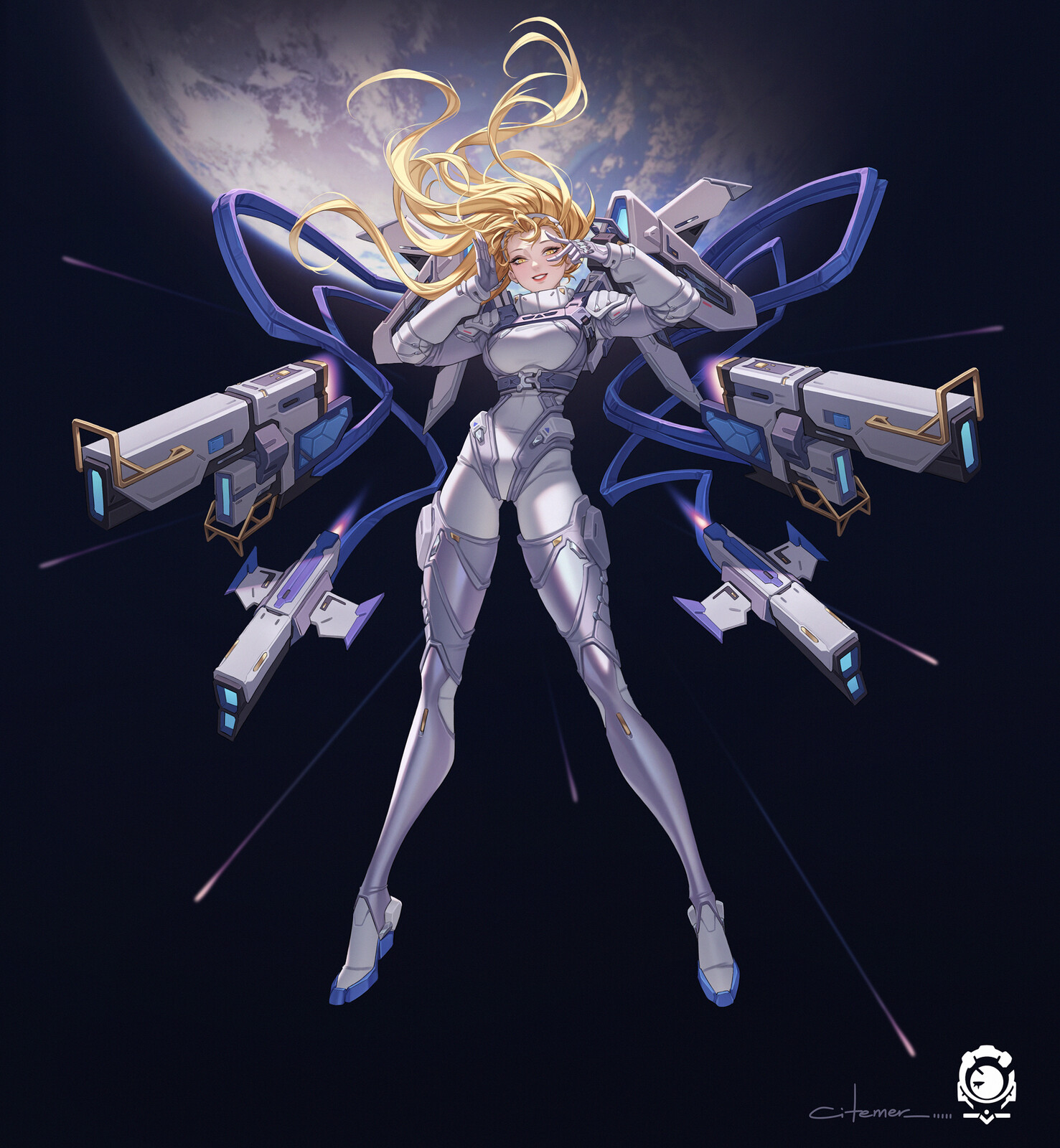 Citemer Liu - Space Astronaut Girl