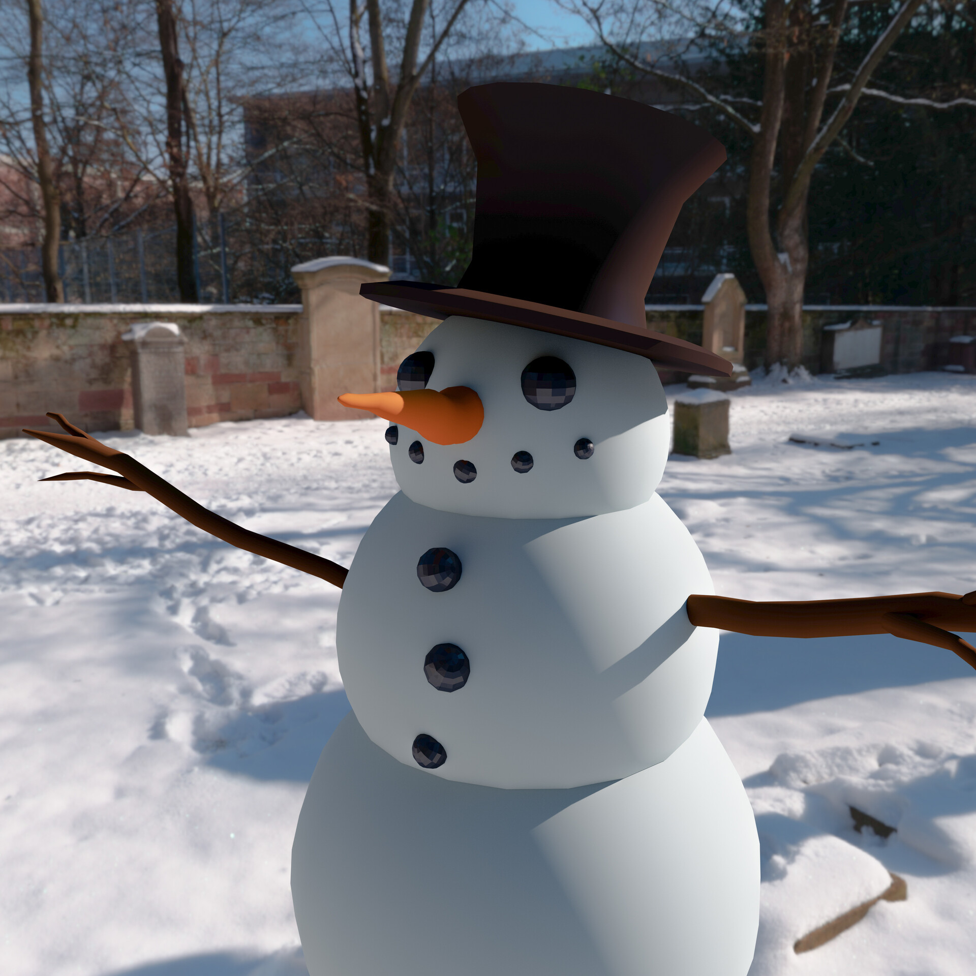 ArtStation - projeto boneco de neve