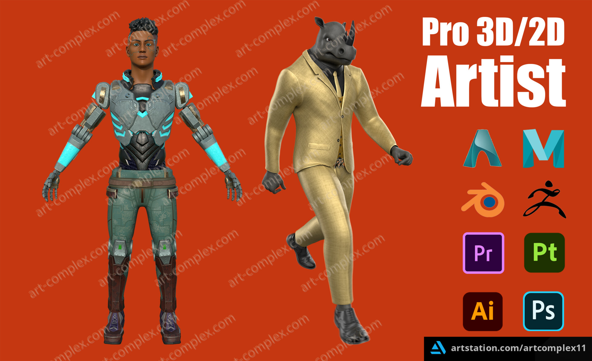 ArtComplex.Studio - 3d characters (open for jobs)