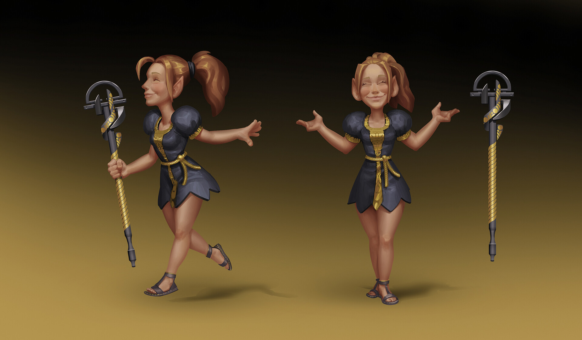 ArtStation - court elf