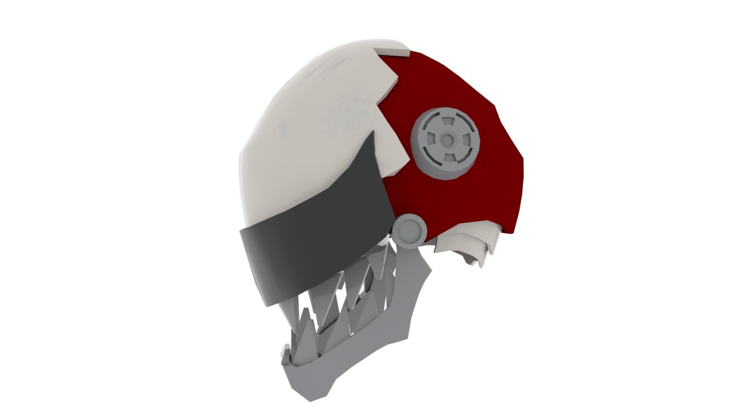 ArtStation - Villain Helmet Profile