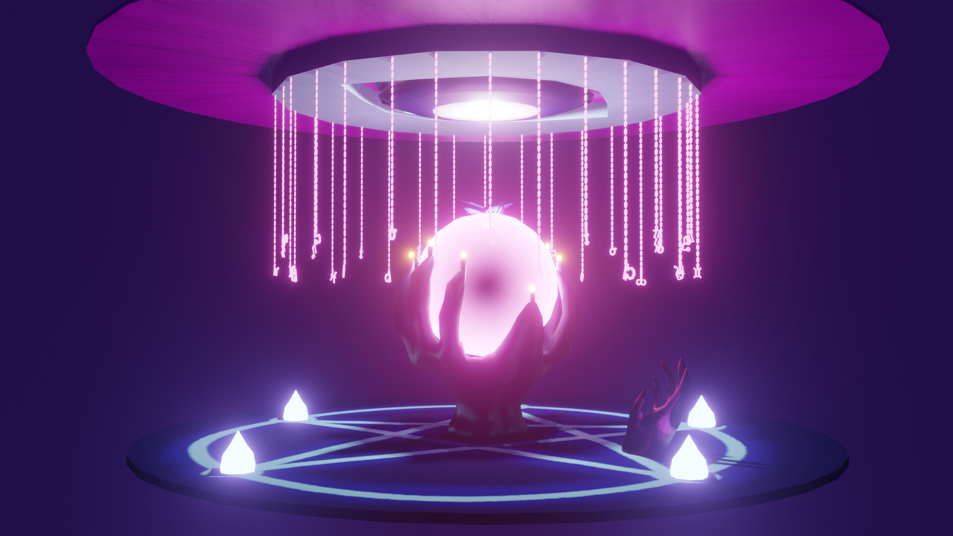 ArtStation - Fortune Teller / WorkSpace / 3D Concept Art