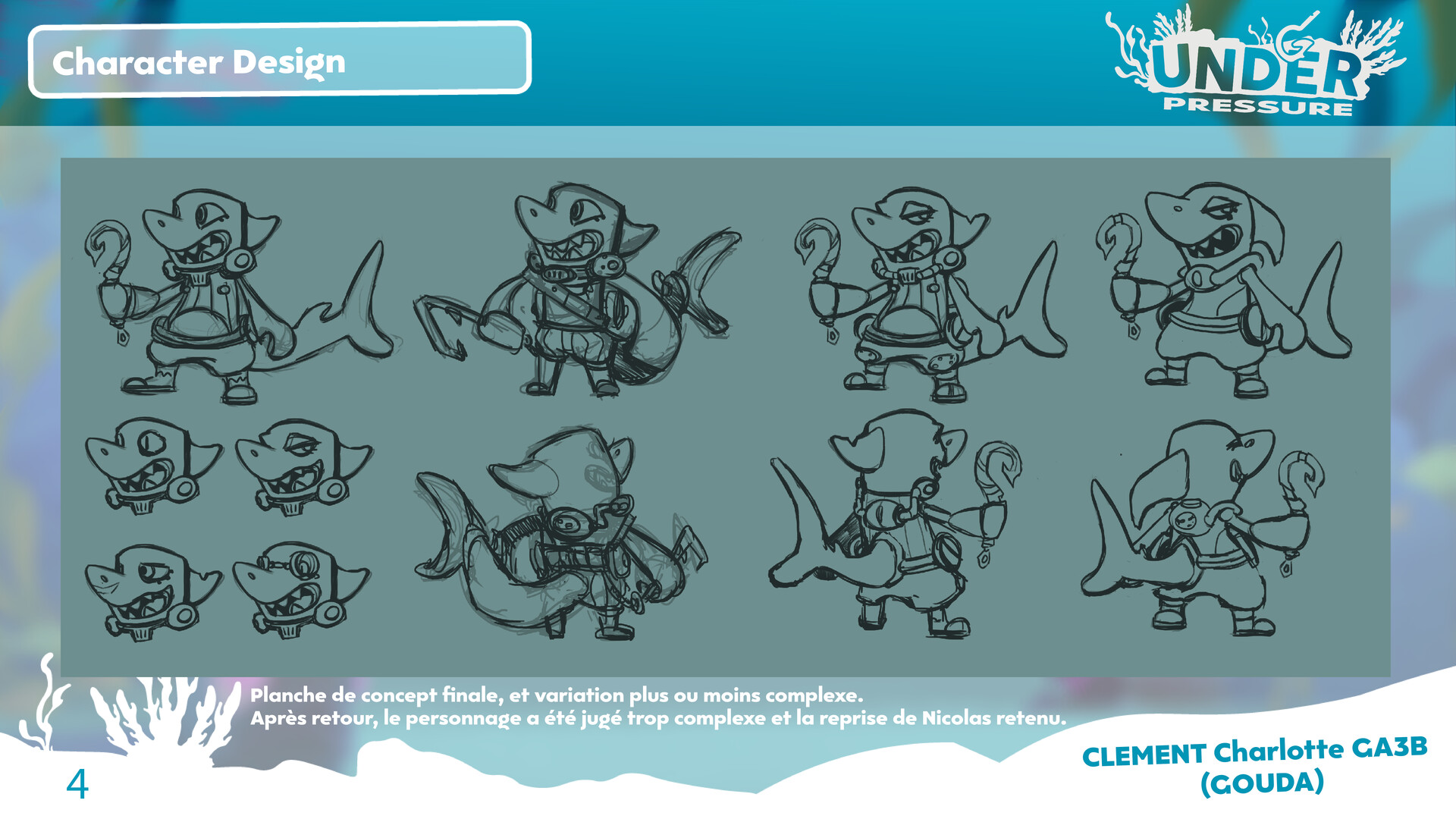 Charlotte Clément - Under Pressure - Plateformer : Character Design