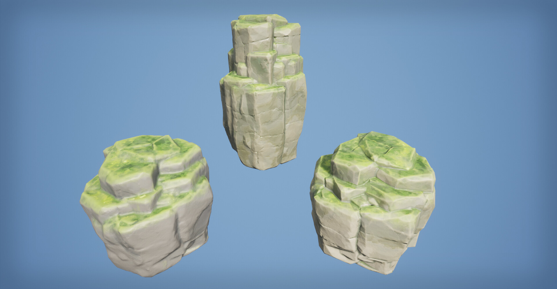 Aubane Rittano - Procedural Stylized Rock - Houdini