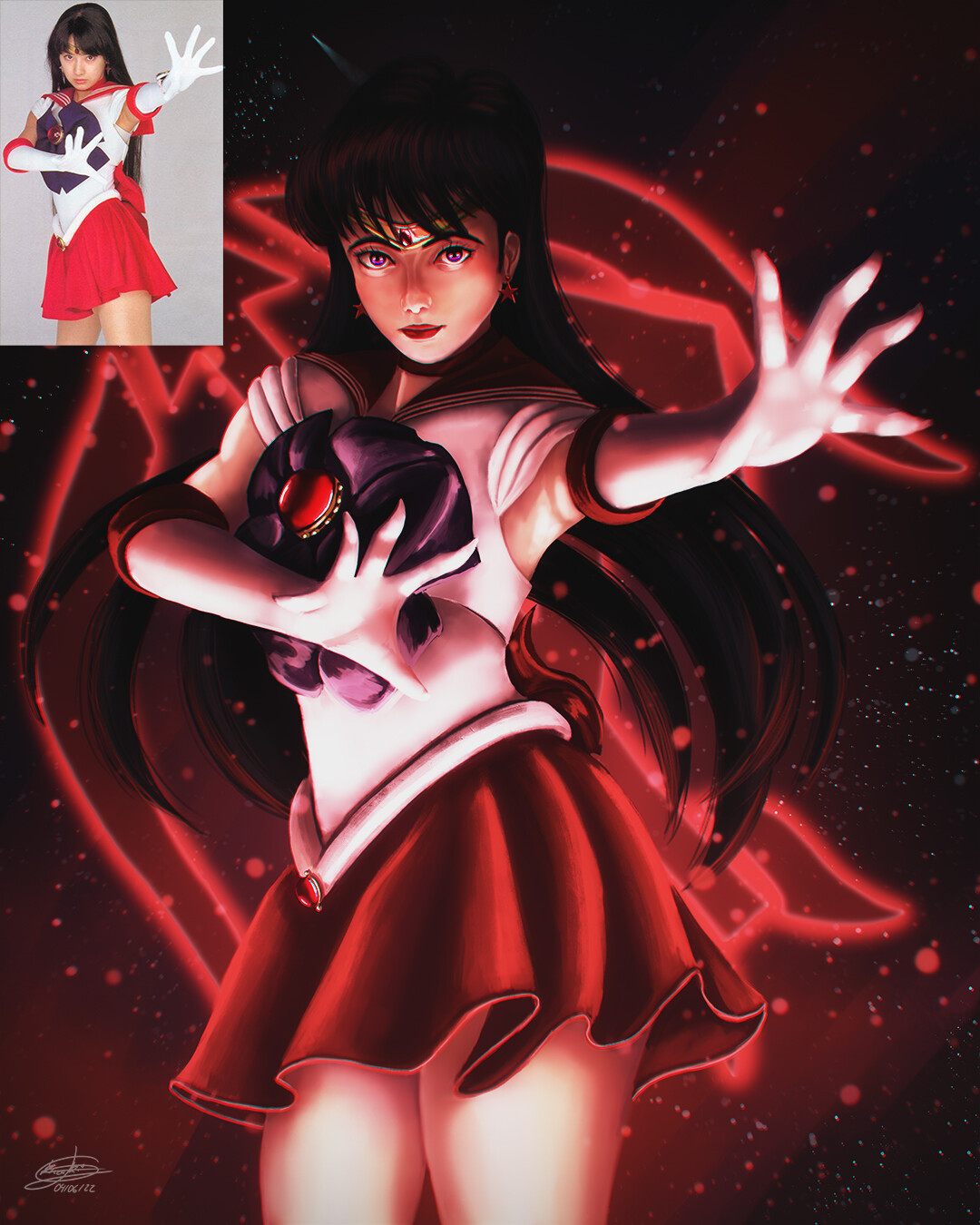 ArtStation - Sailor Mars