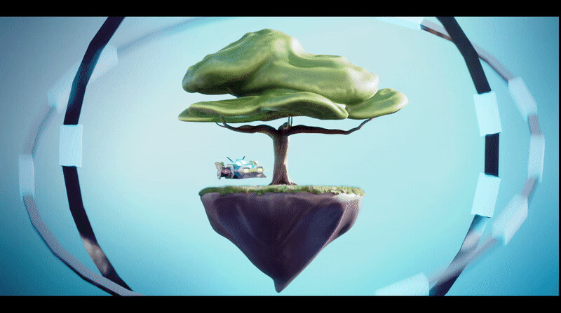 ArtStation - Stylized Floating Island