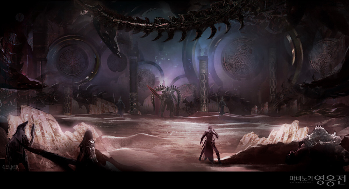 ArtStation - Vindictus mood stage concept art