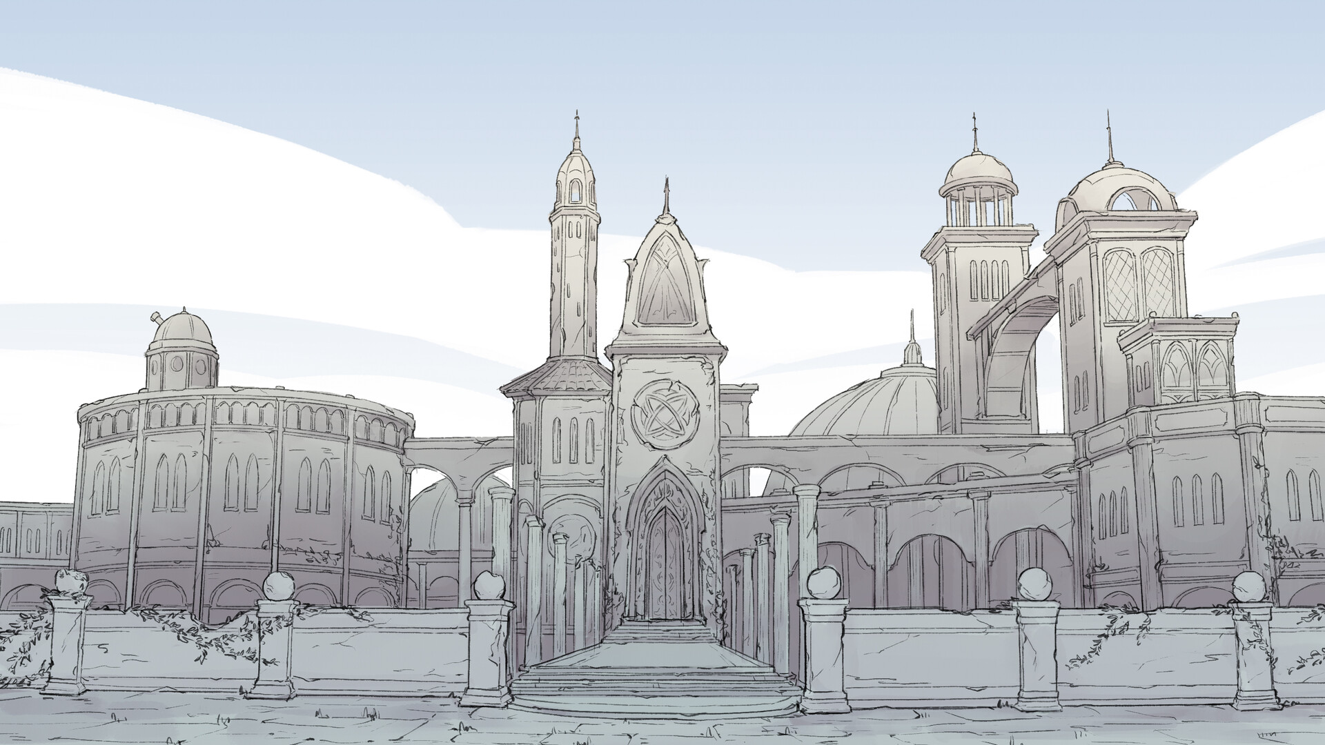 ArtStation - Fantasy Castle Architecture