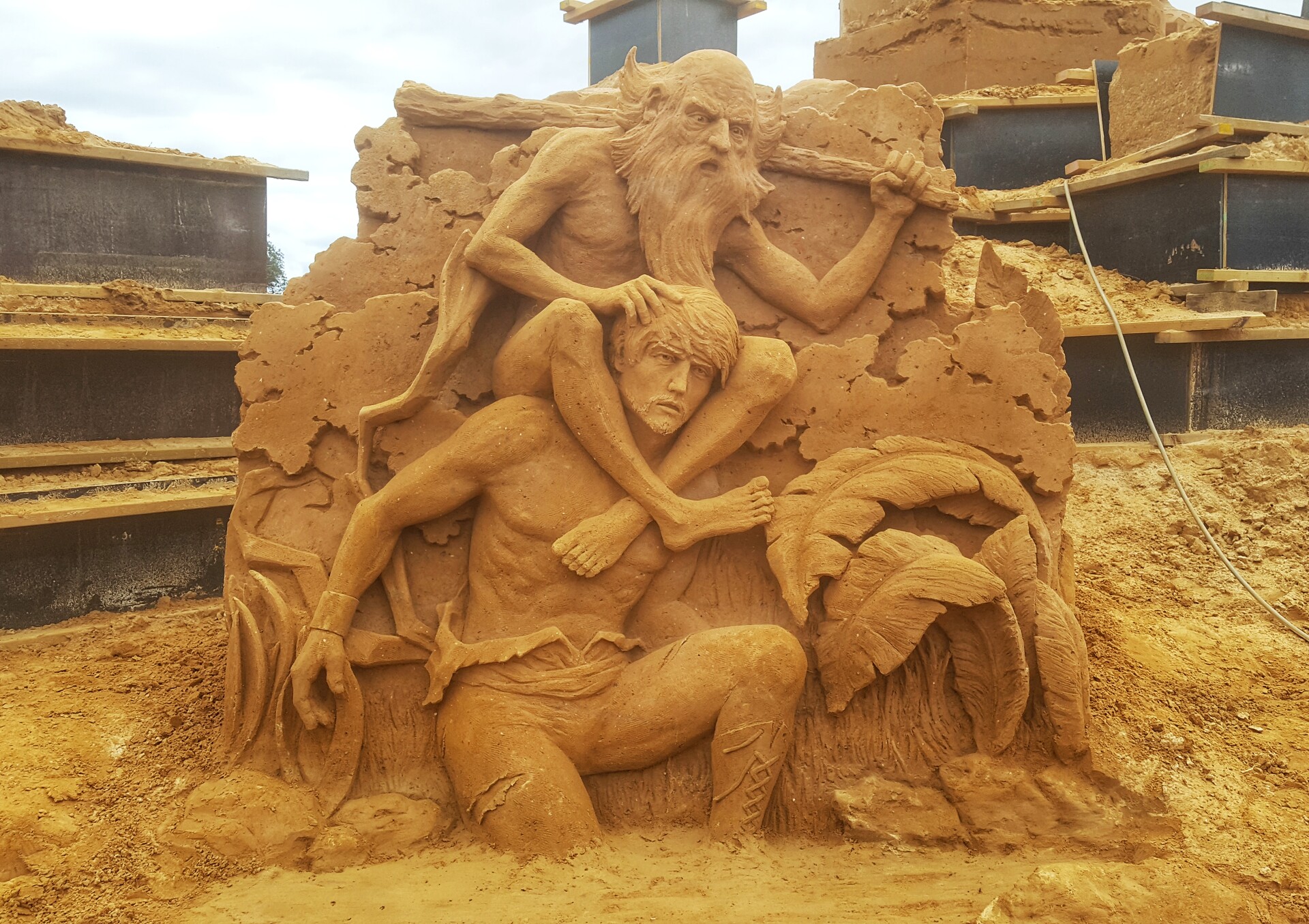 ArtStation - The Adventures of Sindbad Sand Sculpture