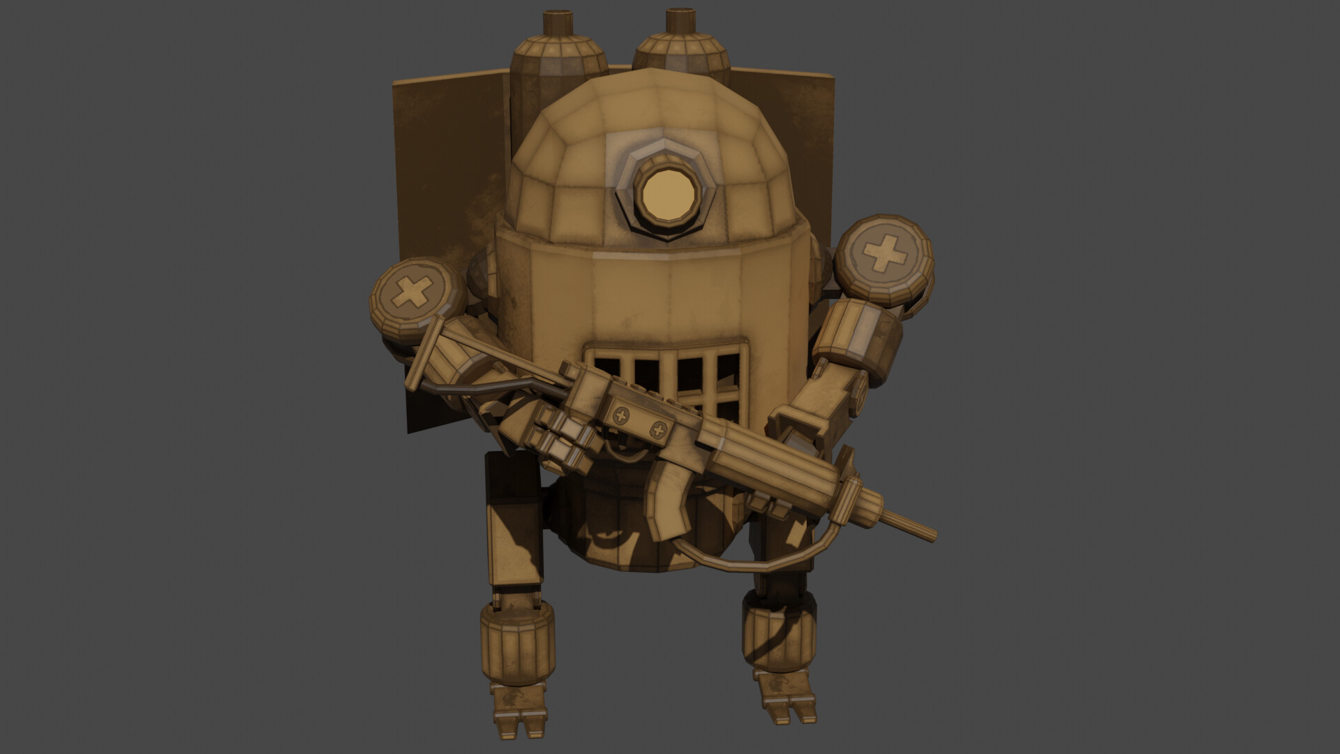 ArtStation - Low Poly Machine