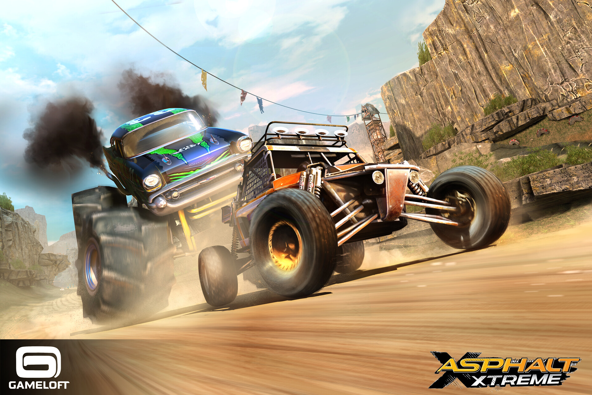 ArtStation - Asphalt Xtreme promo screen