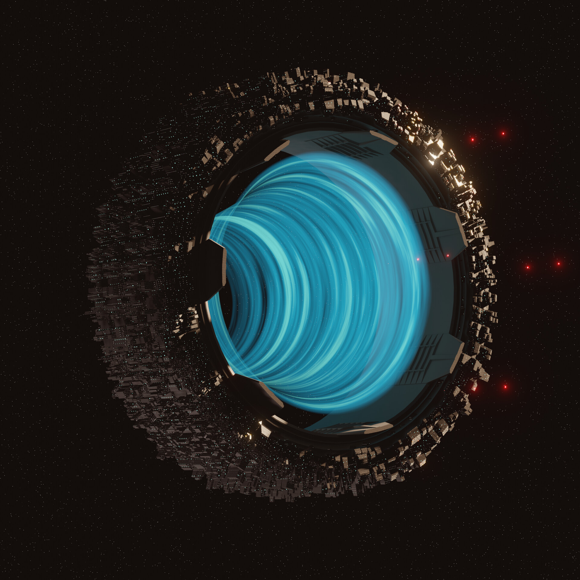ArtStation - Wormhole Gates Geo Nodes
