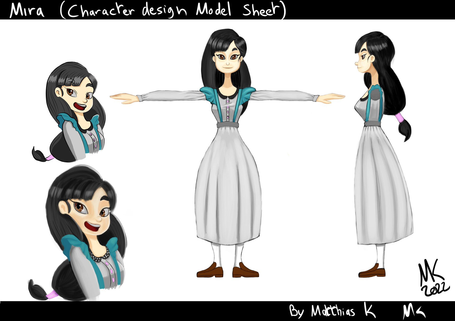 ArtStation - Mira Model sheet