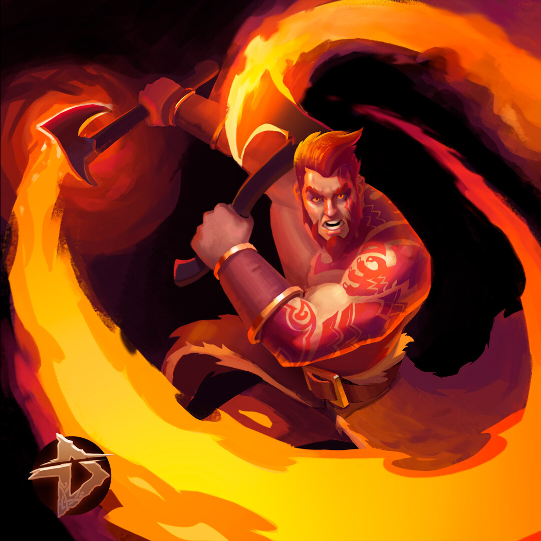 Kirill Plotnikov - Berserker icons for CRPG