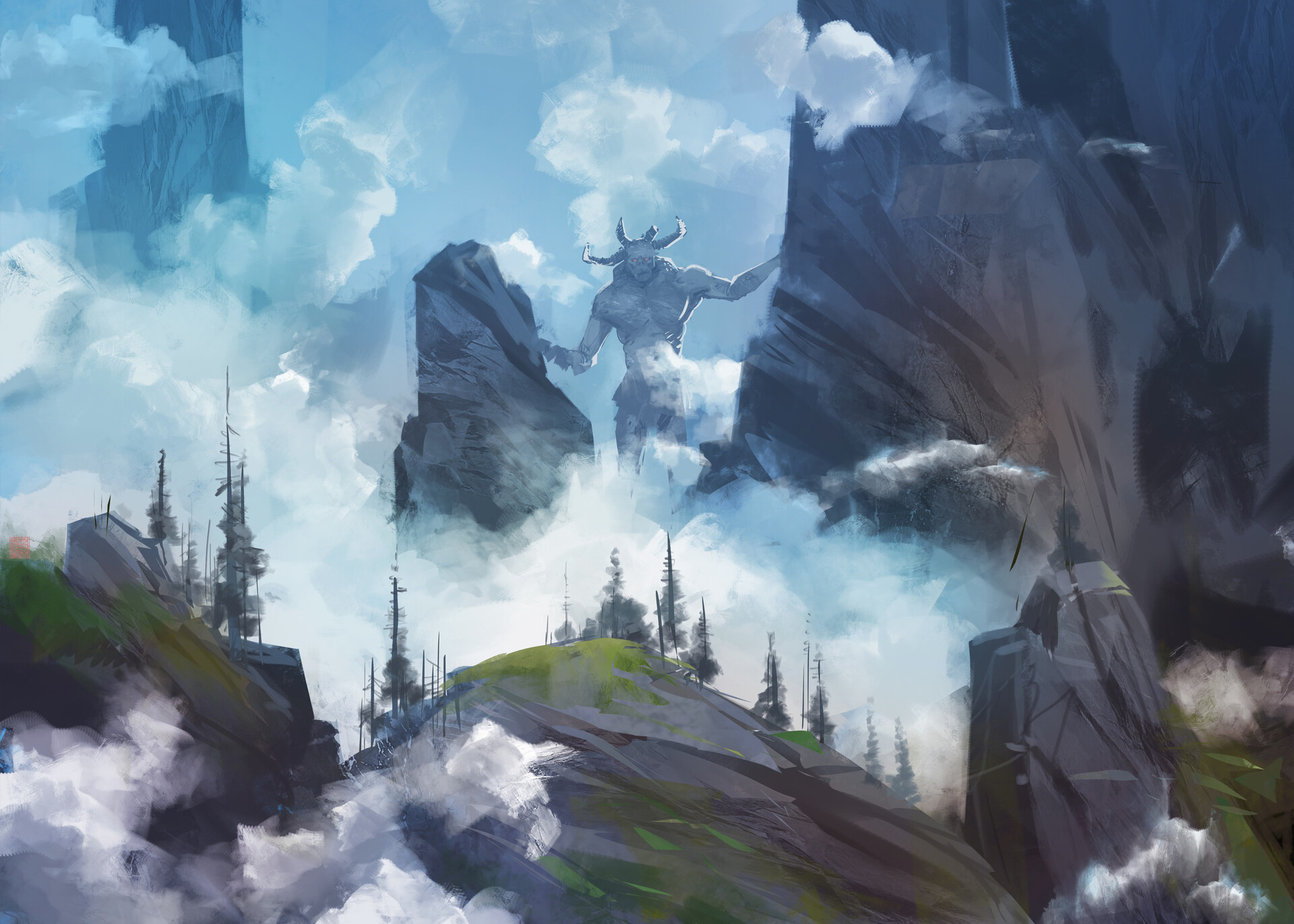 ArtStation - Mountain of Giants