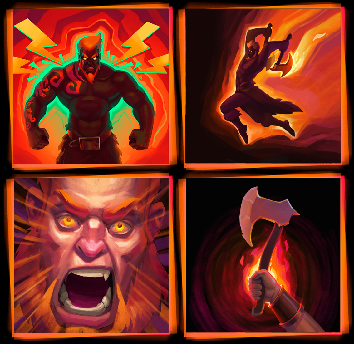 Kirill Plotnikov - Berserker icons for CRPG