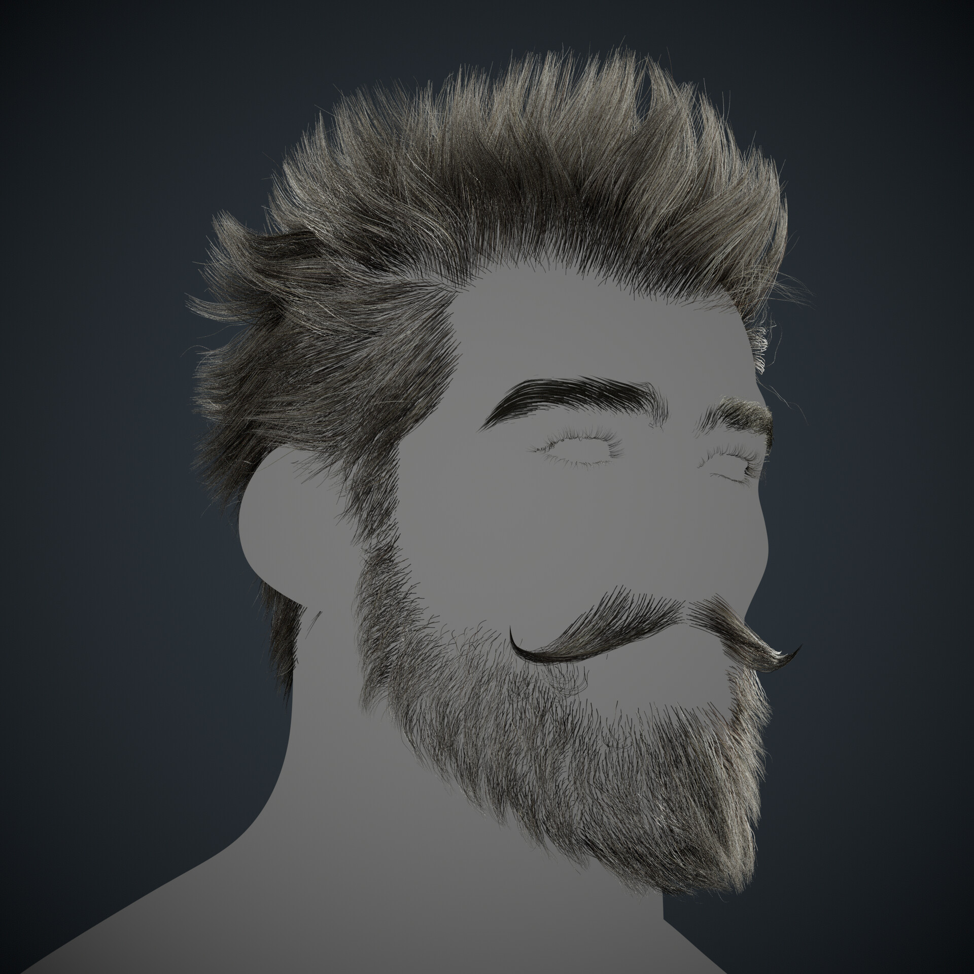 ArtStation - XGen Hair Practice