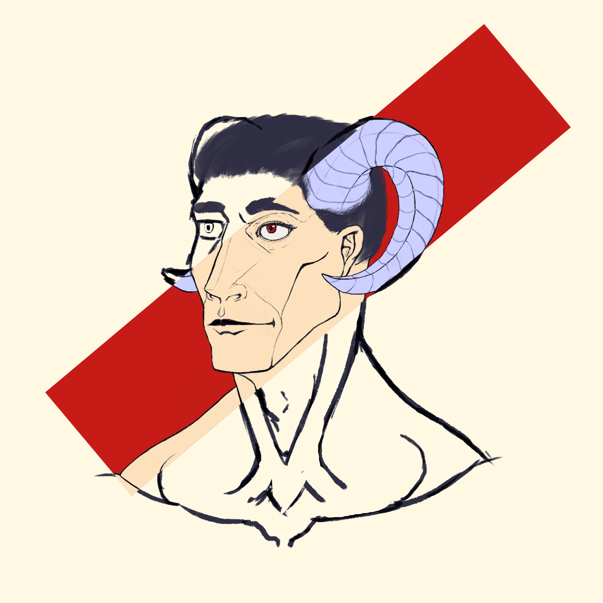 ArtStation - A Horned man