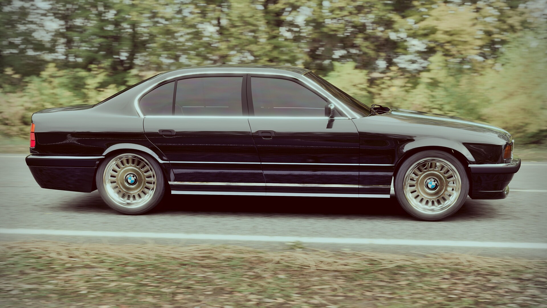ArtStation - BMW E34