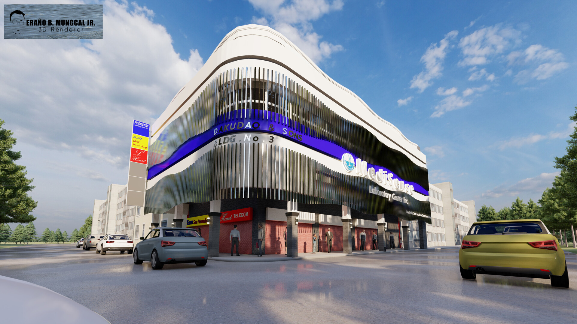 ArtStation - Commercial Bldg.