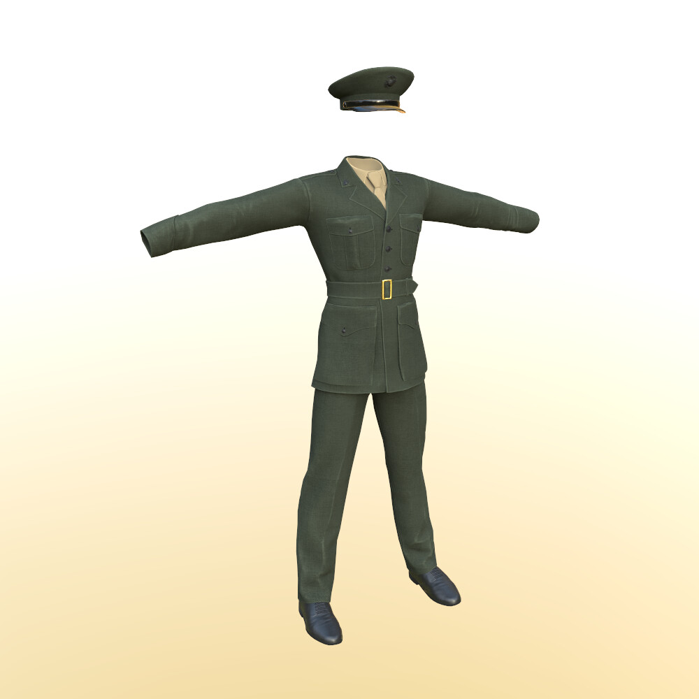 ArtStation - Military uniform
