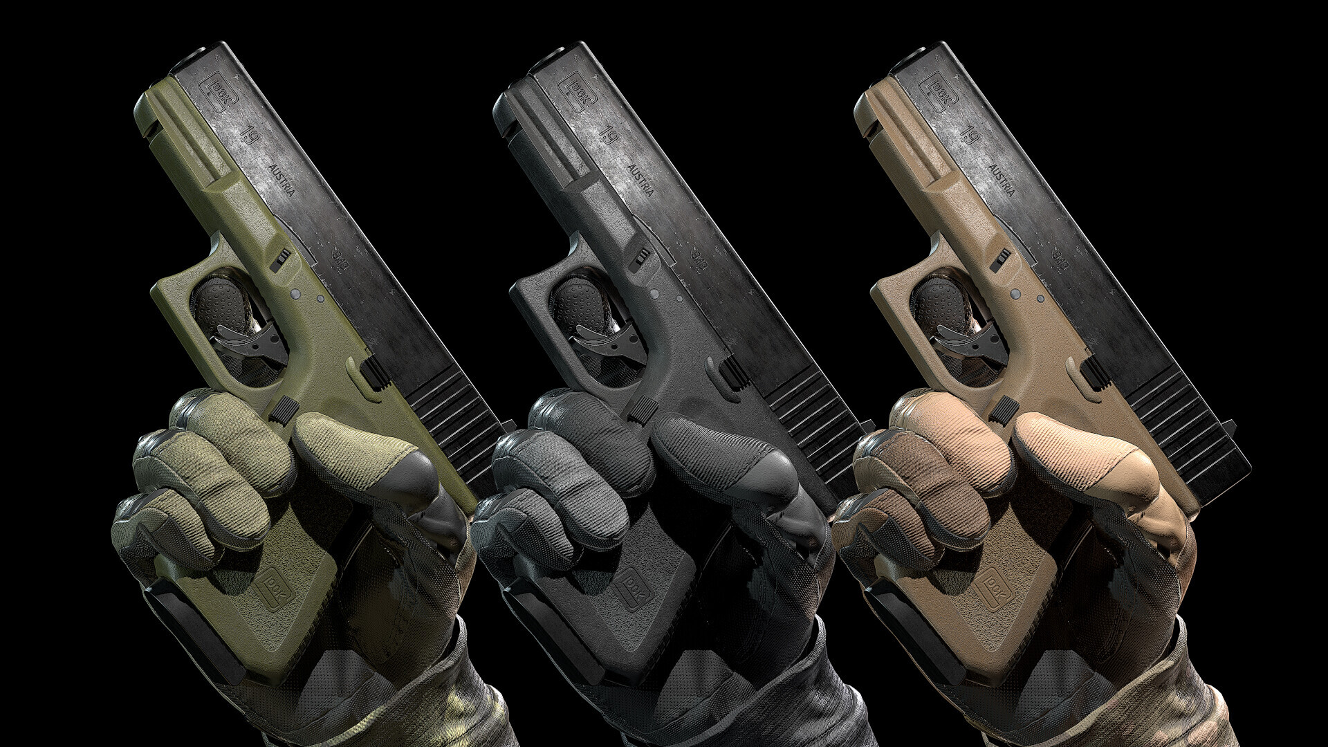 ArtStation - Pistol Animation