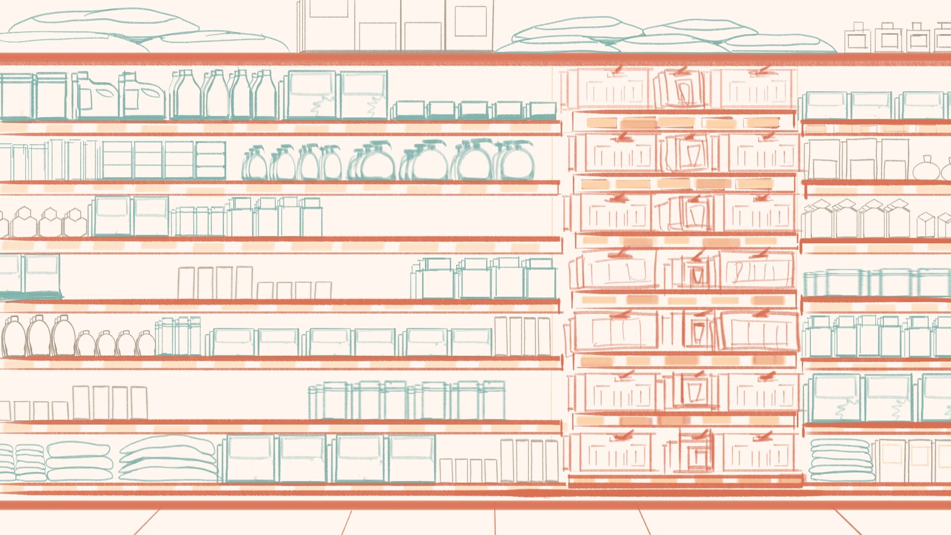 ArtStation - Aisle Layout Design