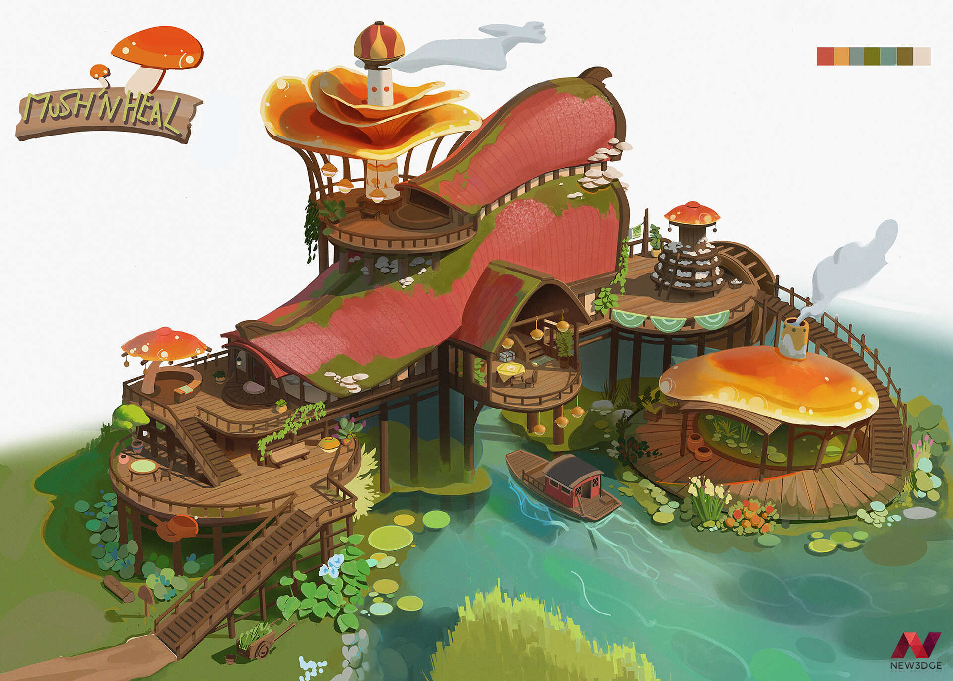 ArtStation - Mushroom House