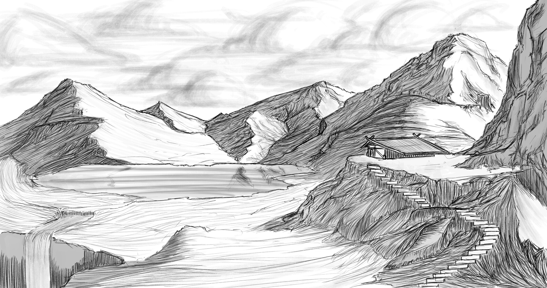 ArtStation - 066 - Environmental Sketch